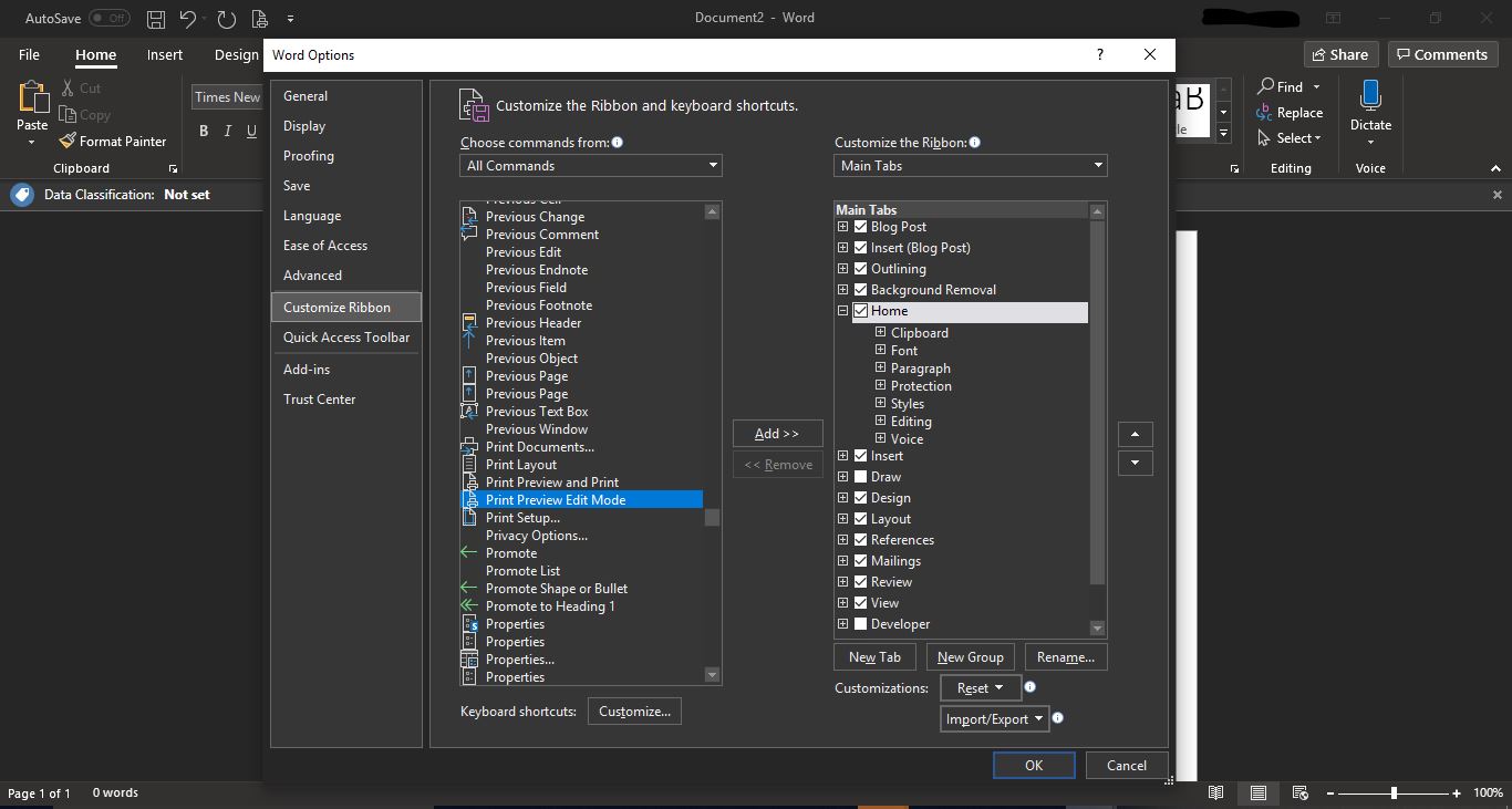  How To Enable Print Preview Edit Mode In Microsoft Word Technoresult 