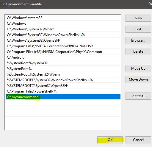 Best Method to create your own RUN command? - Technoresult