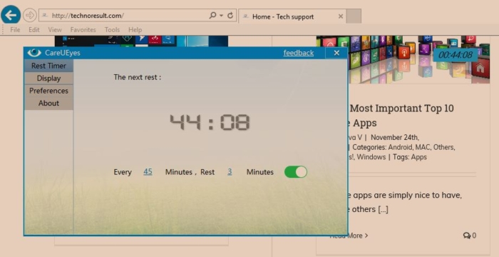 How to use Eye Care software using Windows Computers? - Technoresult