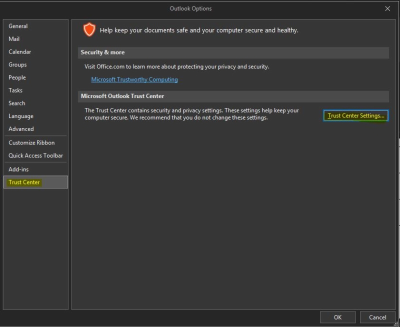How to Enable Encryption Button in Outlook 365? - Technoresult