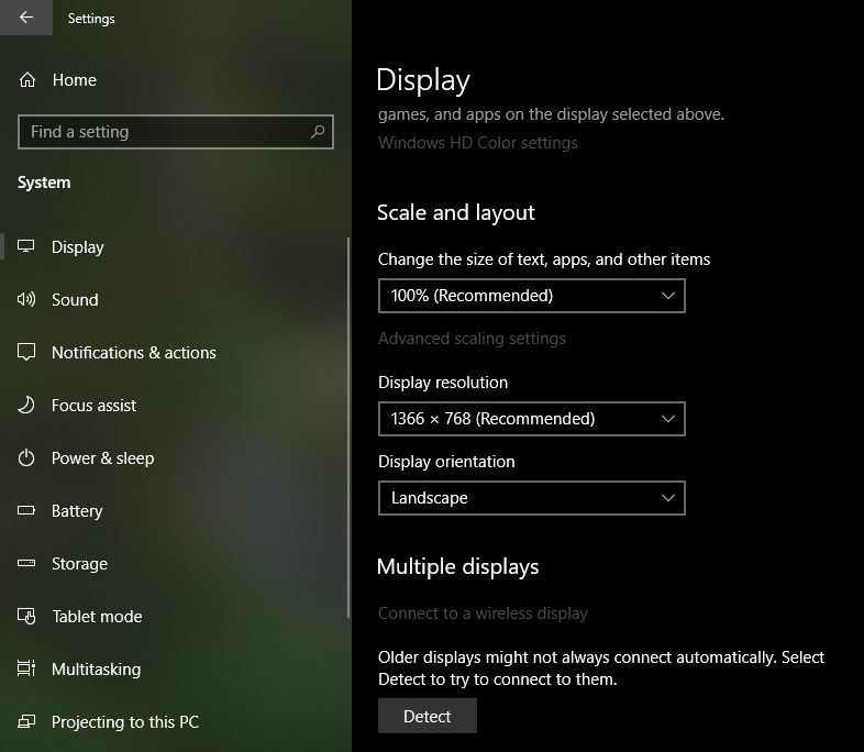 Fix Display Video Graphics Problem After Windows 10