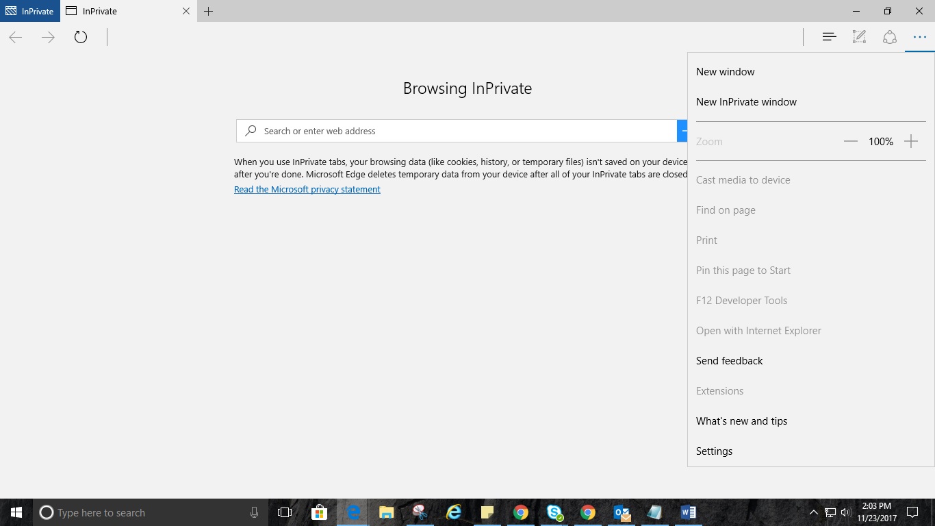 Disable Edge InPrivate Browsing Mode Using Registry Settings ...