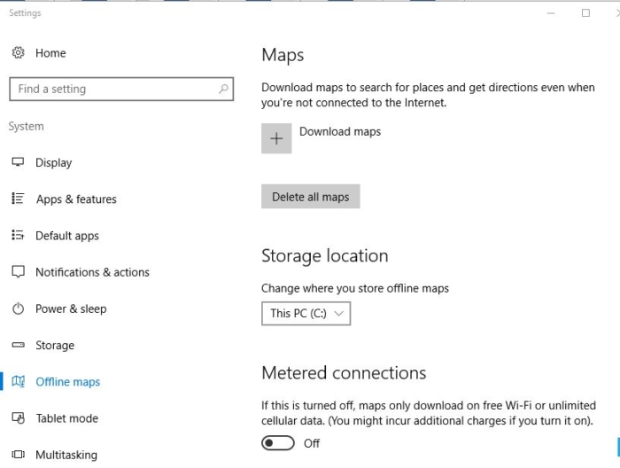 How to Download Offline Maps in windows 10? - Technoresult