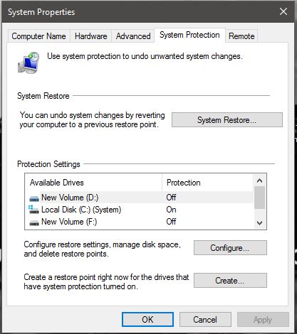 How to Create System Restore Point in windows 10? - Technoresult
