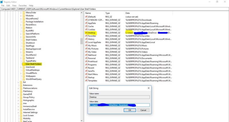 How to change the Desktop Path to OneDrive folder? - Technoresult