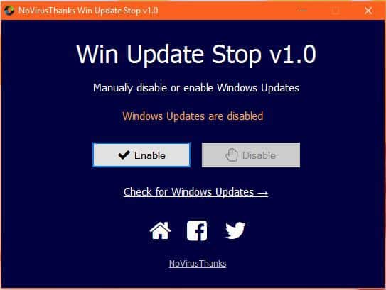 How to stop windows update with a single click on windows 10/8/7 ...