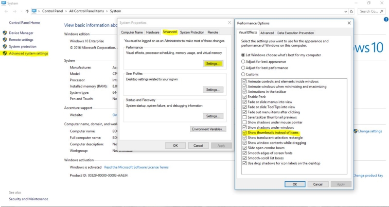 How to Enable Thumbnail Previews in windows Explorer? - Technoresult