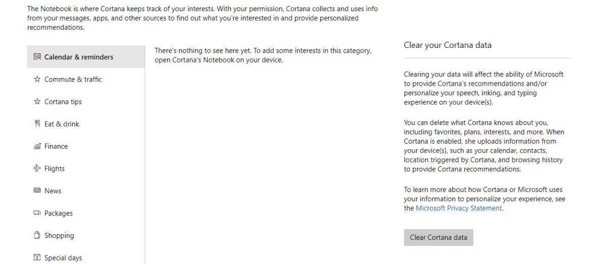 How to Delete Your Personal Information from Cortana? - Technoresult