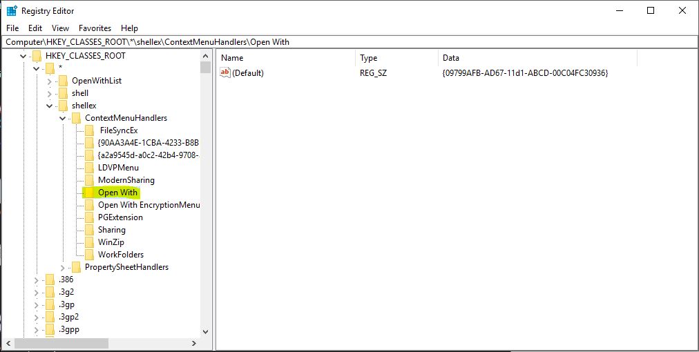 How To Fix Context Menu Open With Missing In Windows 7810 Technoresult
