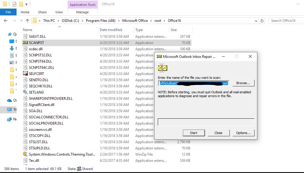 How to Fix Outlook Data file cannot be accessed in Outlook 2010/2013 ...