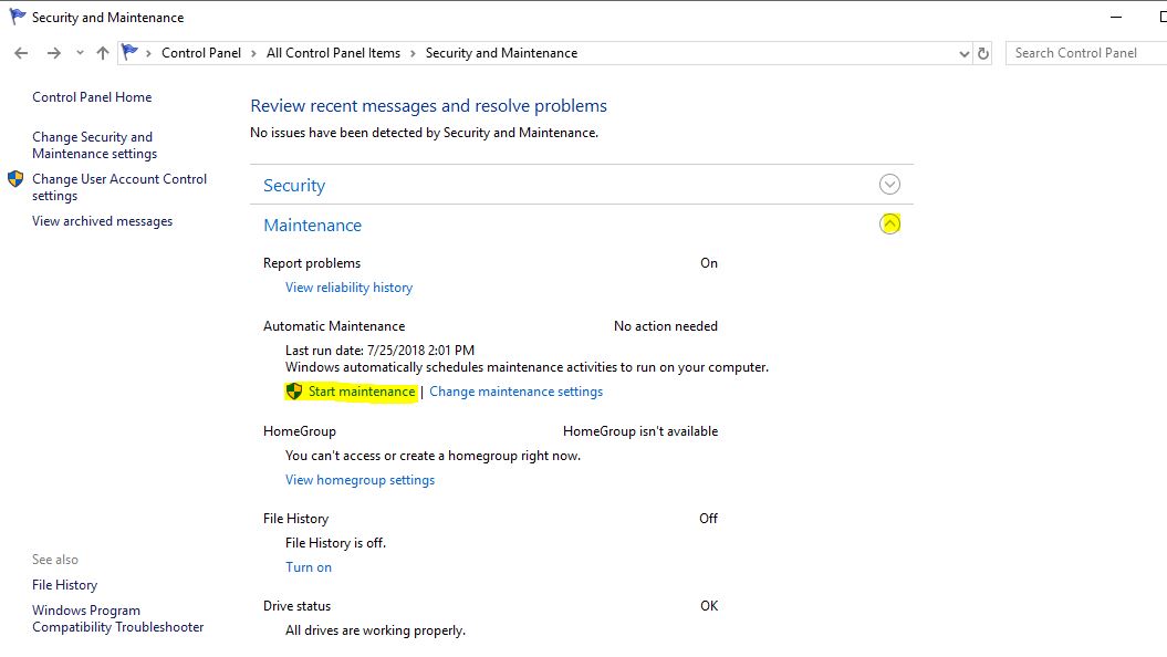How to start, Stop, Schedule and Disable Automatic Maintenance Mode in ...