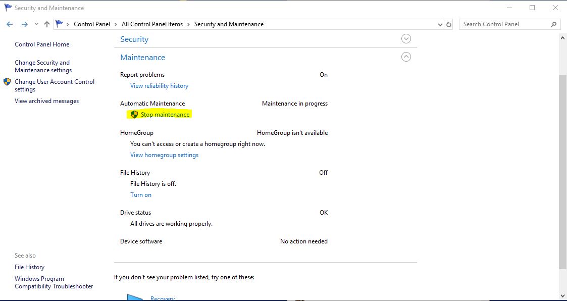 How to start, Stop, Schedule and Disable Automatic Maintenance Mode in ...