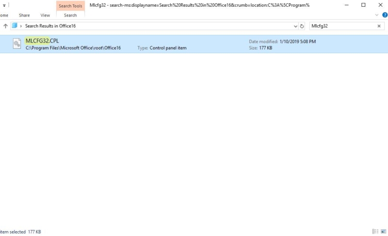 Mail 32 Bit Control Panel Icon Missing in windows 10 - Technoresult