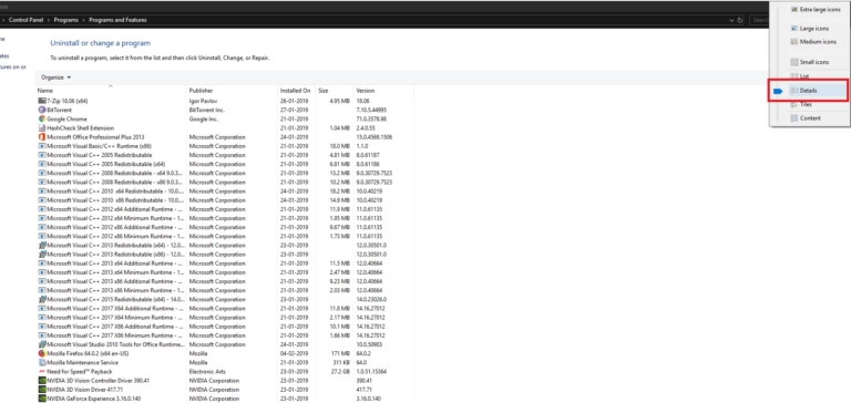 How to Get a List of Installed Programs on Windows? - Technoresult