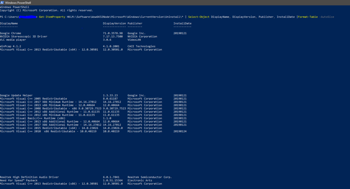 How to Get a List of Installed Programs on Windows? - Technoresult