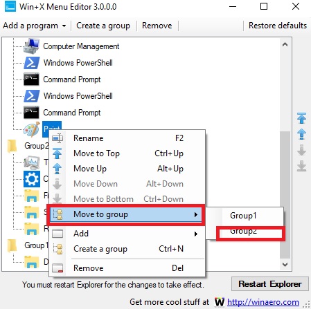 How to ADD Shortcuts to WIN+X Menu in windows 10? - Technoresult