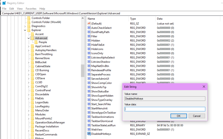 Disable Windows Key Shortcut on windows 10? - Technoresult