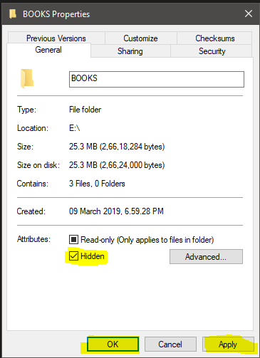 How to Hide Folder in different way on windows 10? - Technoresult