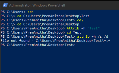 How to Hide Folder in different way on windows 10? - Technoresult