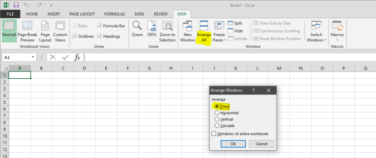 Fix Scroll Bar Missing in Excel - Technoresult