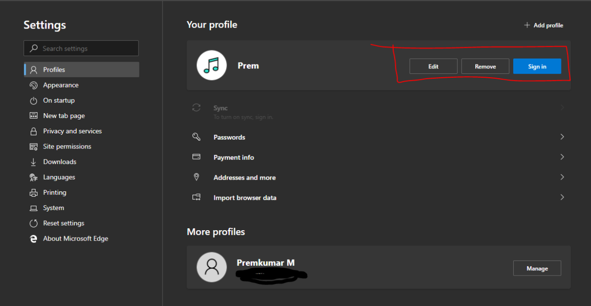 How to Create Profile in Microsoft Chromium Edge Browser? - Technoresult