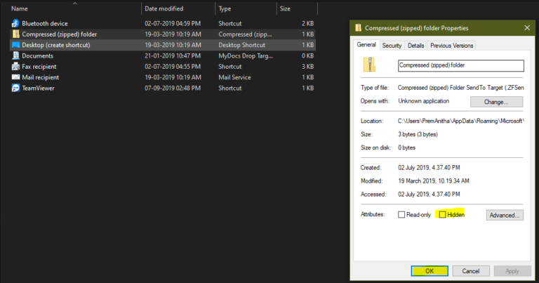 Fix Compressed (Zipped) Folder Missing from Send to Menu - Technoresult