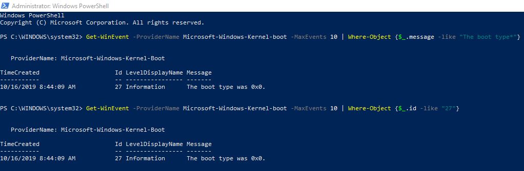 How To Check Windows 10 Last Boot Time And Status Using Powershell Technoresult