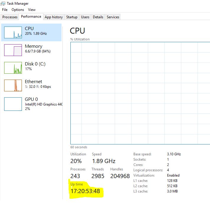 How To Check Windows 10 Last Boot Time And Status Using Powershell Technoresult