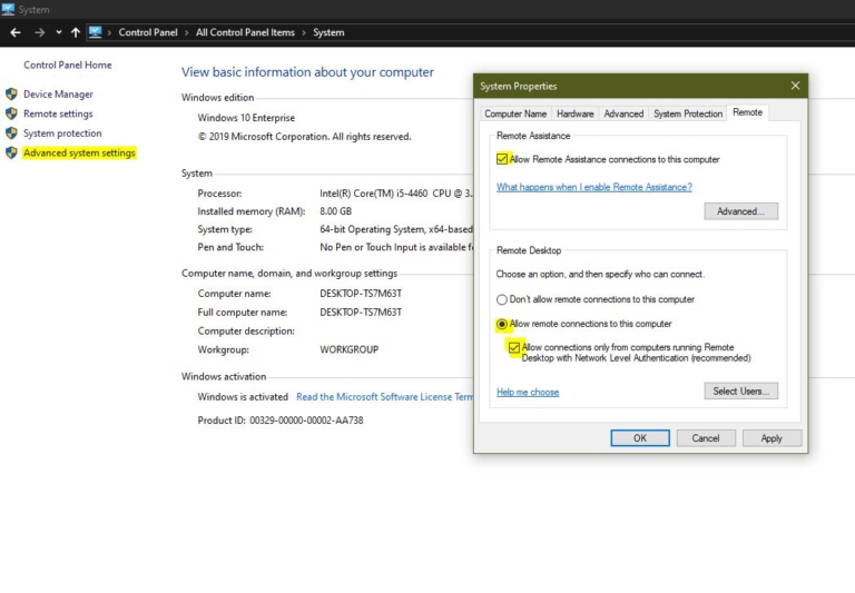 How To Enable Remote Desktop Connection Using Powershell Technoresult