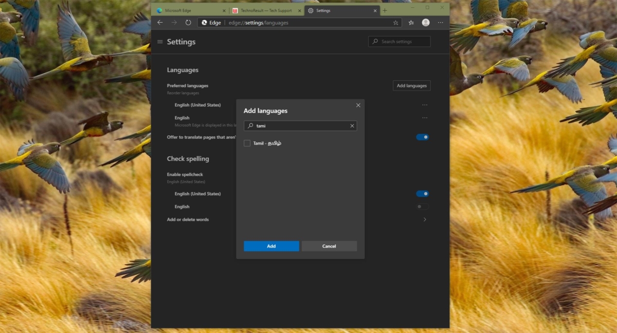 How to Change Language in Microsoft edge chromium? - Technoresult