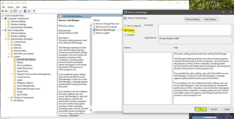 How to Disable Task Manager in Windows 10? - Technoresult