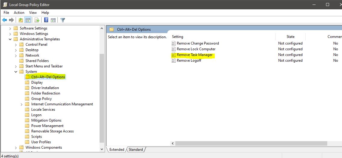How to Disable Task Manager in Windows 10? - Technoresult