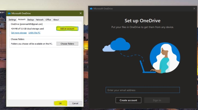 How to Add Two Email Accounts in One Drive? - Technoresult