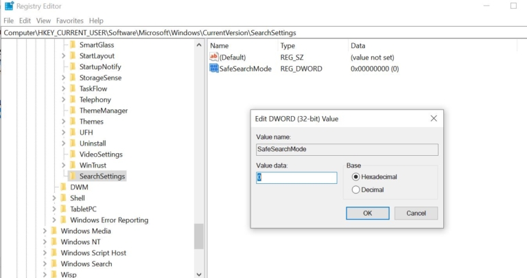 How to Manage SafeSearch Filter Settings in Windows 10? - Technoresult