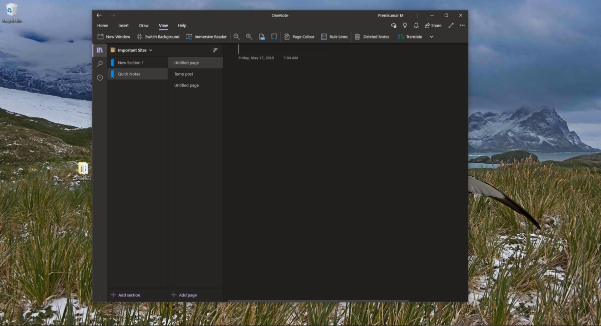 How to Enable Dark Mode on OneNote in windows 10? - Technoresult