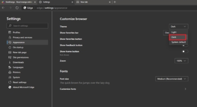 Enable Complete Dark Mode on Microsoft Edge Browser? - Technoresult