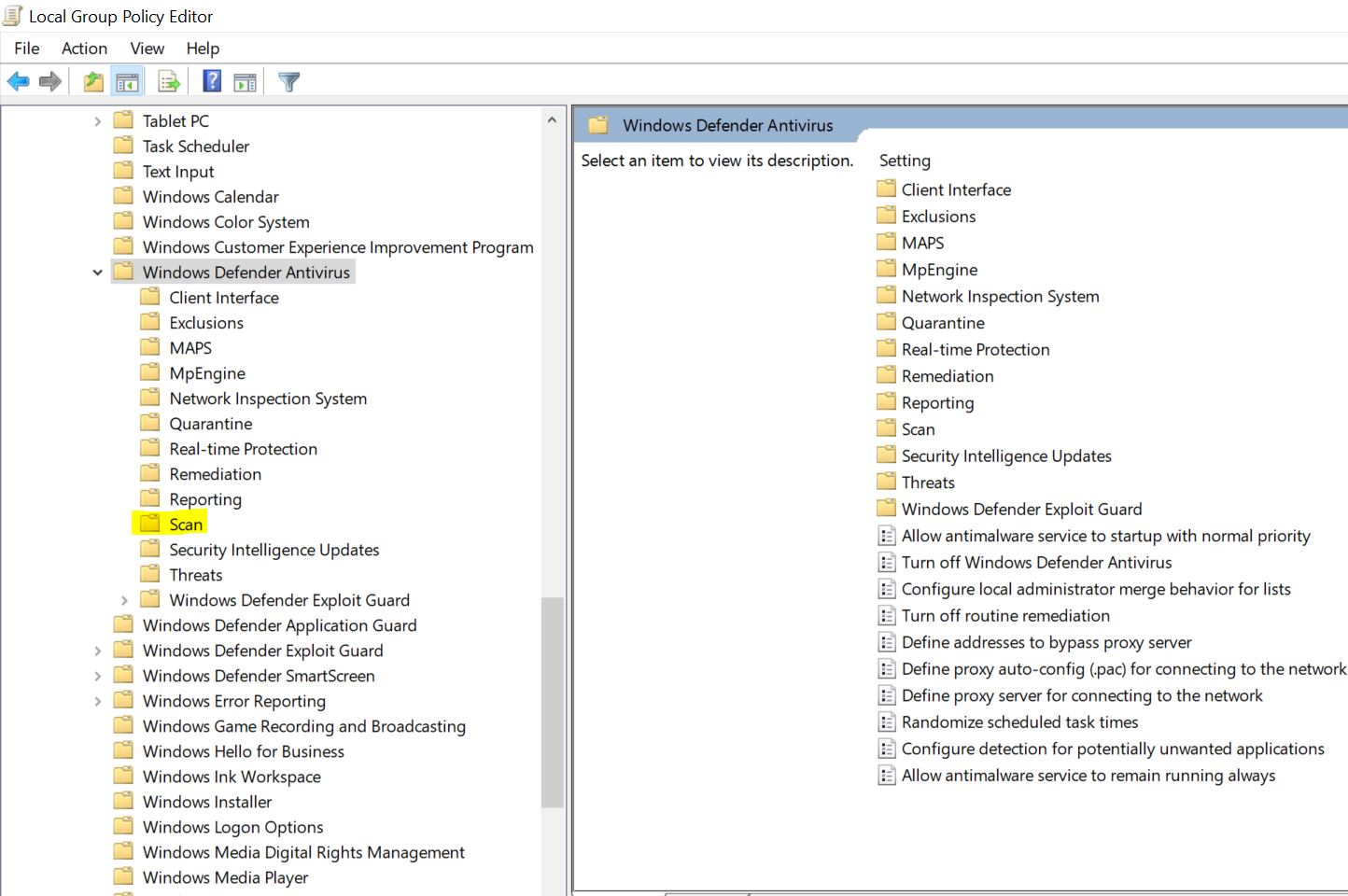 Enable Network Scanning in Windows Defender on Windows 10? - Technoresult