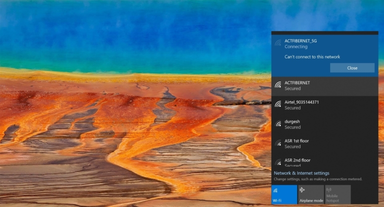 Fix Cant Connect To This Network Error On Windows 10 Technoresult