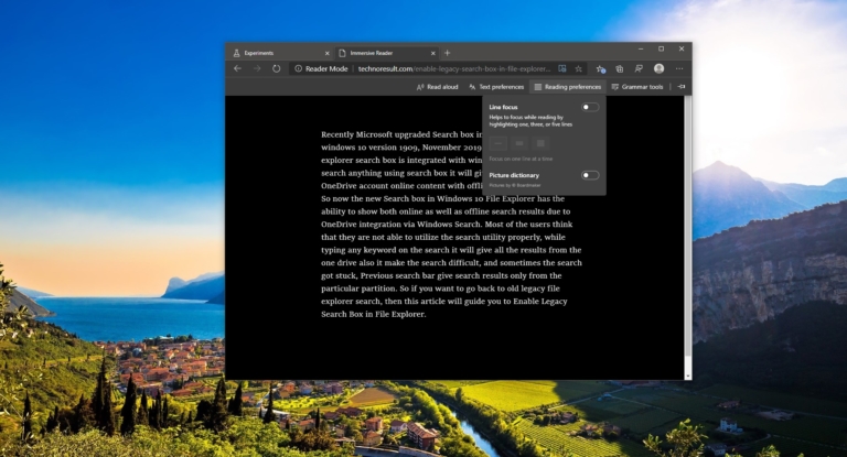 How to Enable Picture Dictionary in Edge Chromium? - Technoresult