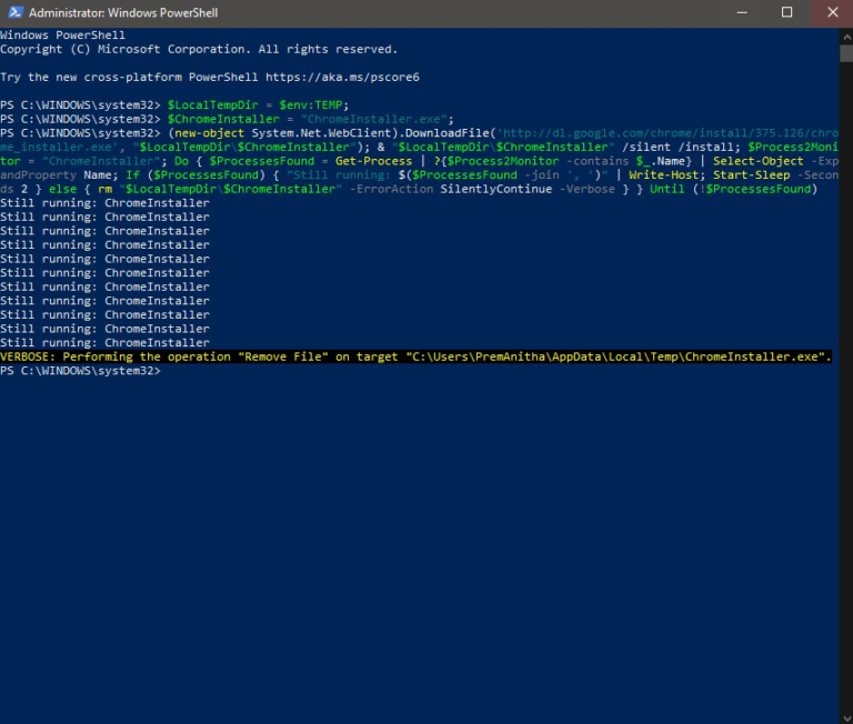 How To Install Chrome Using Powershell Technoresult 2759