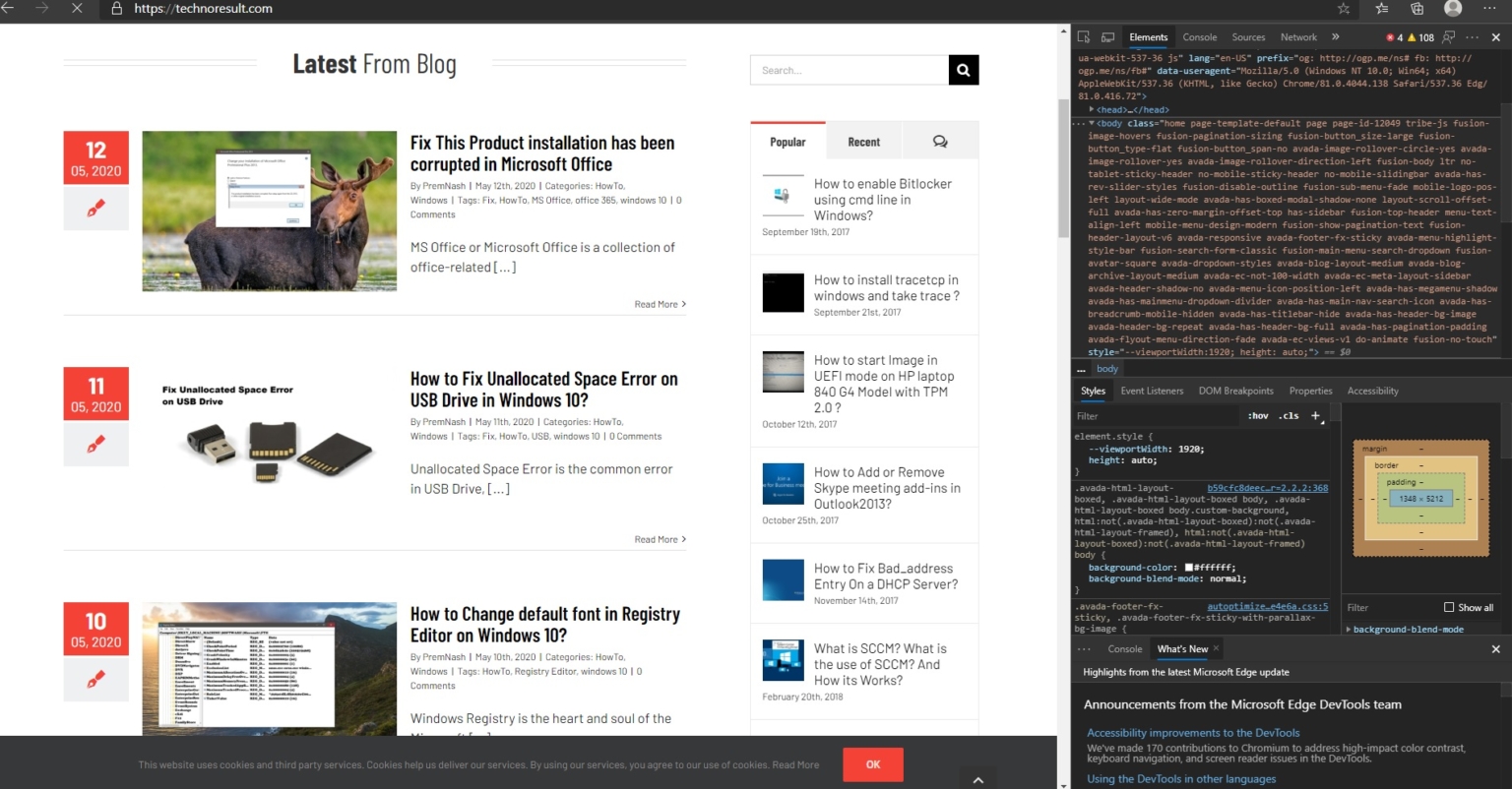 Clear Site Data for any Website using Developer Tools in Chrome or Edge ...