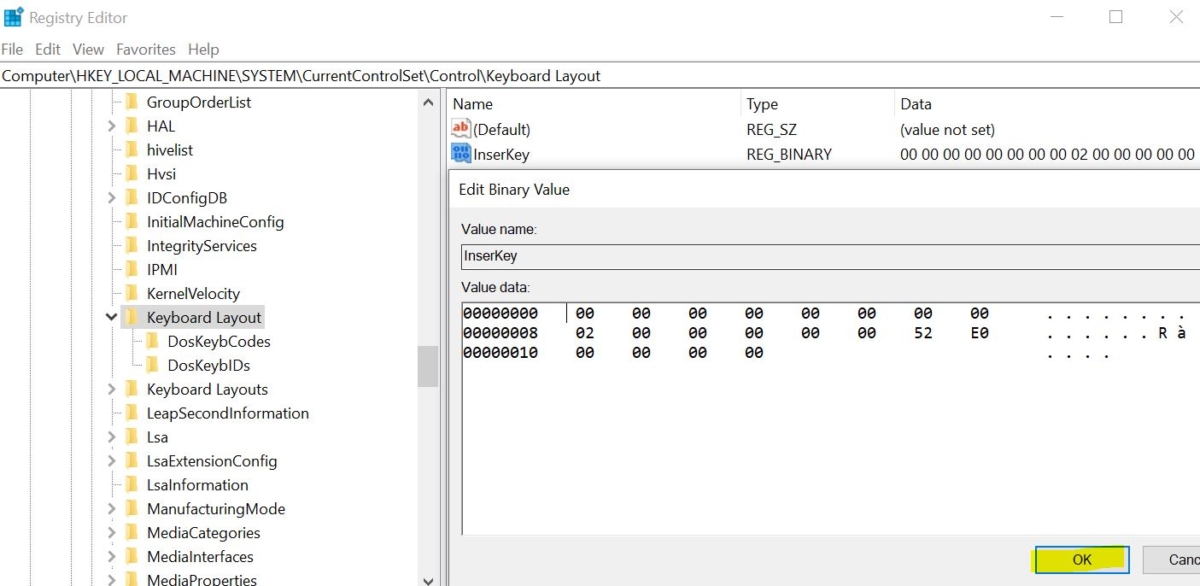 How to Enable or Disable Insert Key in Windows 10? - Technoresult