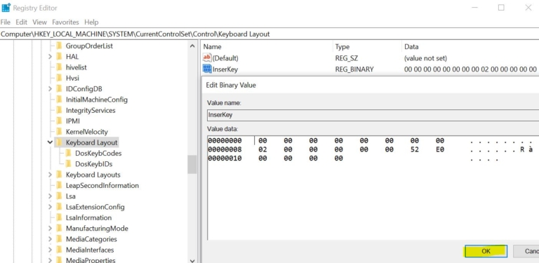 How to Enable or Disable Insert Key in Windows 10? - Technoresult