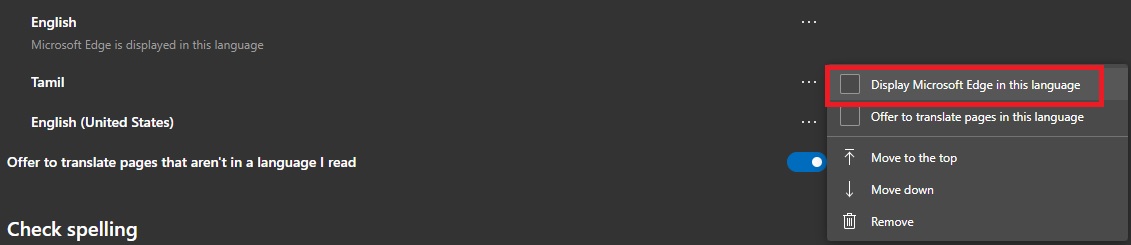 How to Change Display Language in Microsoft Edge? - Technoresult