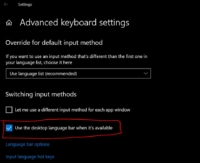 How to Disable Language Bar in Windows 10? - Technoresult