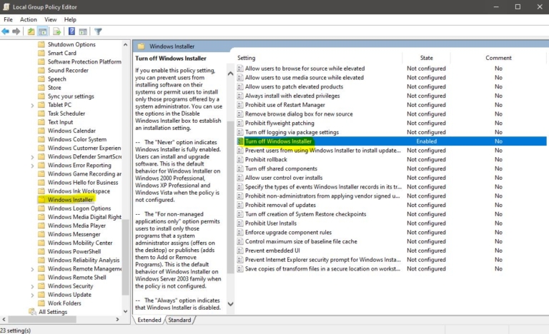 How to Restrict Software Installation in Windows 10? - Technoresult