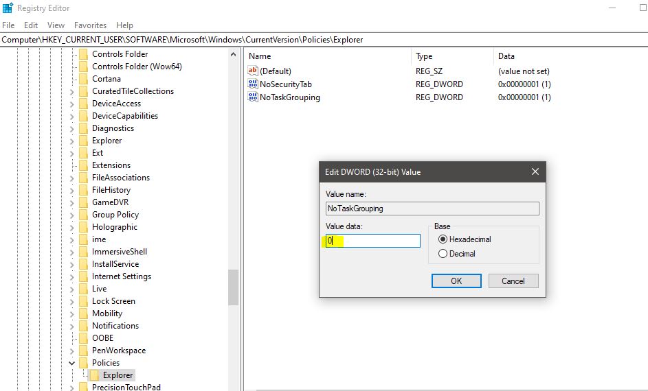 How to Combine Taskbar Icons in Windows 10? - Technoresult