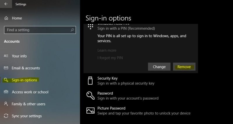 Fix Windows Hello Not Working in Windows 10 - Technoresult