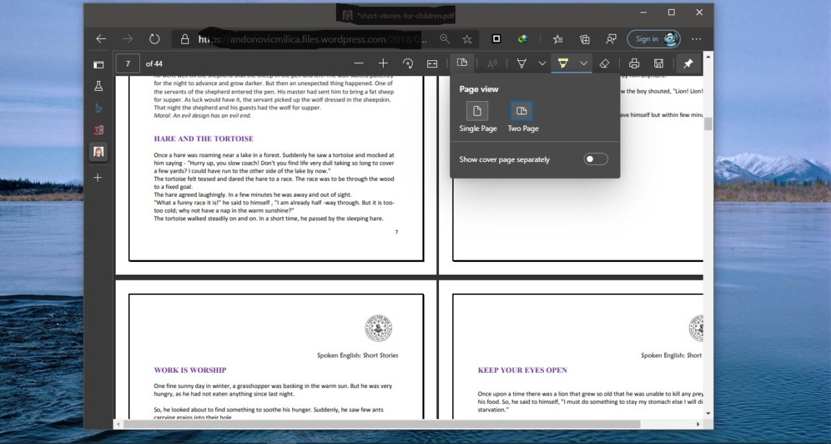 Enable Two Page View Mode in Microsoft Edge PDF Viewer - Technoresult Enable Two Page View Mode in Microsoft Edge PDF Viewer - Technoresult