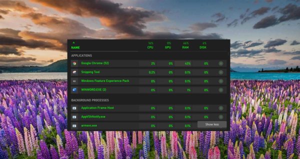 Enable GameBar Task Manager on Windows 10 - Technoresult